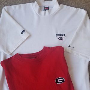 Nike & Crable Sportswear | Shirts | Two Mens Ga Bulldogs Shirt Size ...